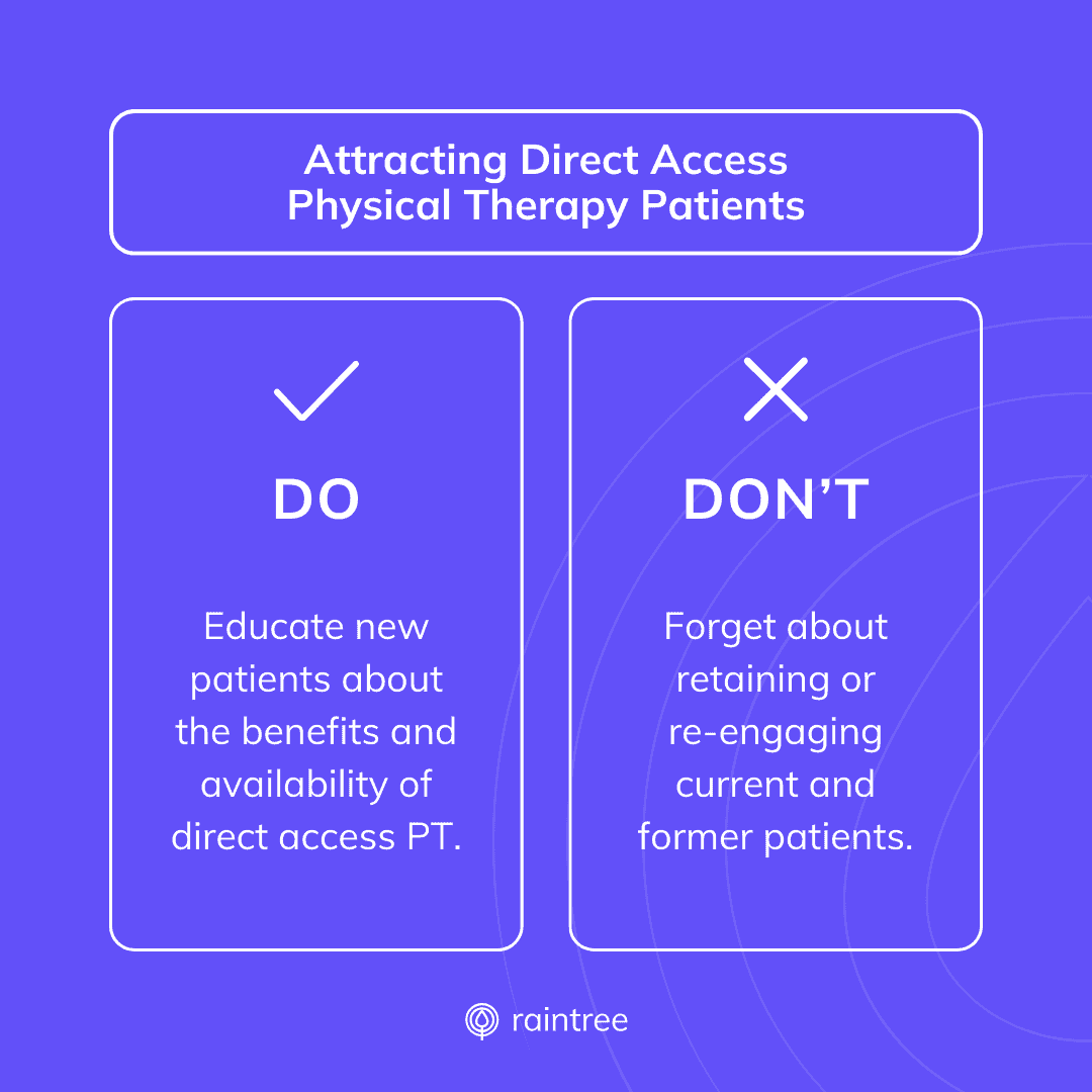 Direct Access Physical Therapy: 8 Top Patient Marketing Tips